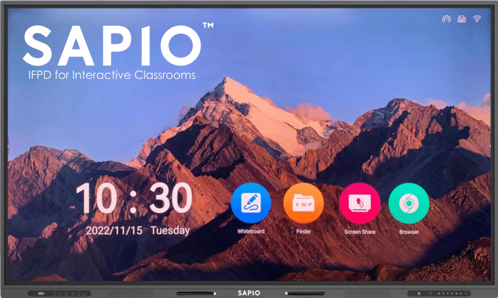 SAPIO DISPLAYS | IFPD - Interactive Flat Panel Display for Interactive ...